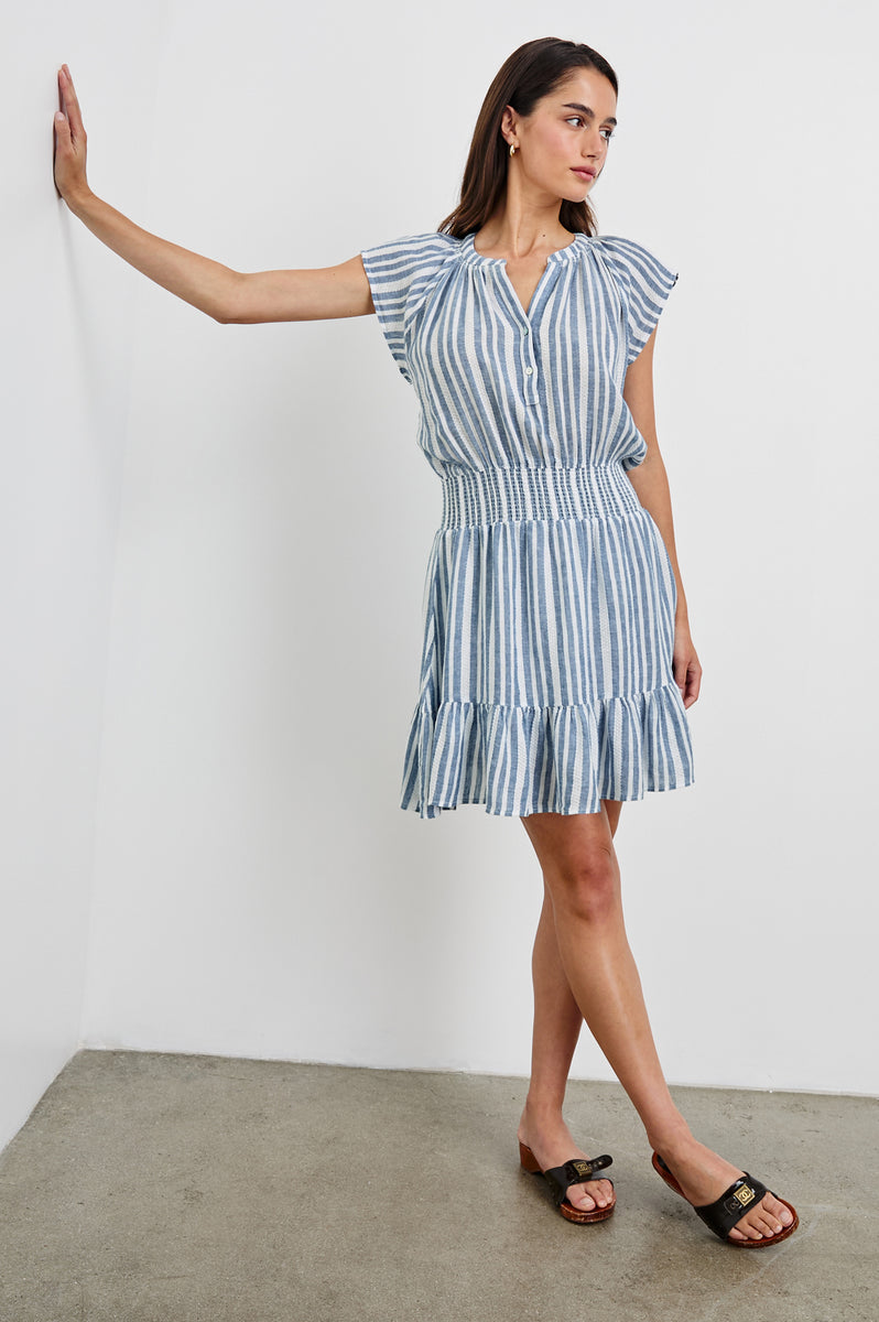AUGUSTINE DRESS - JALISCO STRIPE – Rails