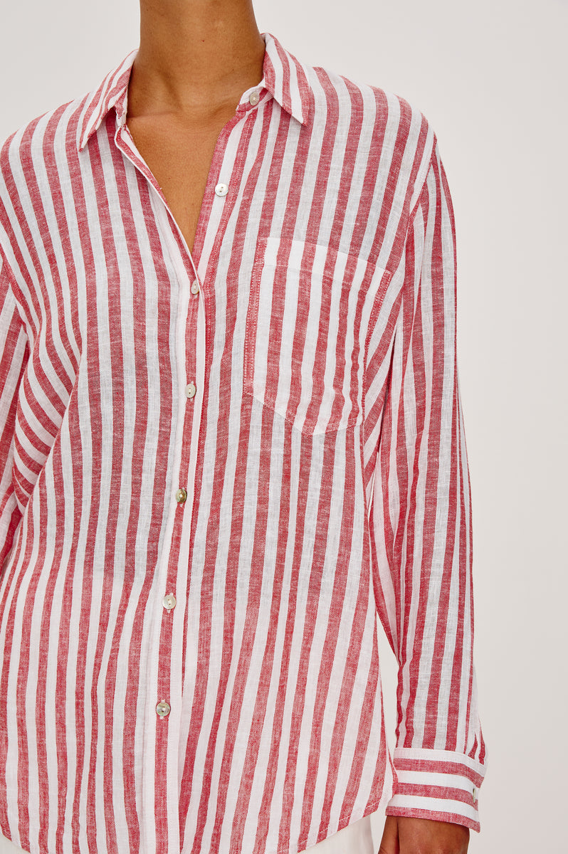 GIADZY X RAILS GIADA SHIRT - RAVELLO STRIPE – Rails