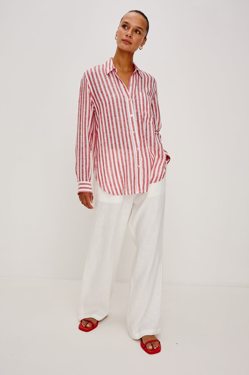 GIADZY X RAILS GIADA SHIRT - RAVELLO STRIPE – Rails