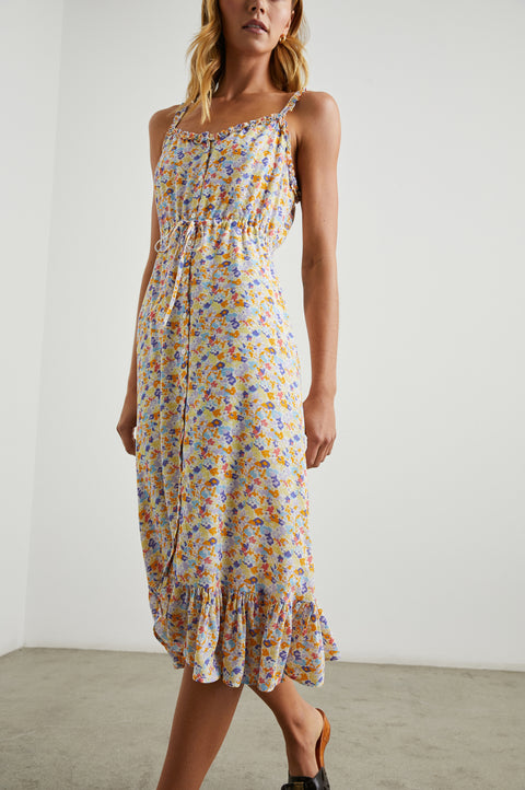 ADALYN DRESS - PAPAYA FLOWERS – Rails