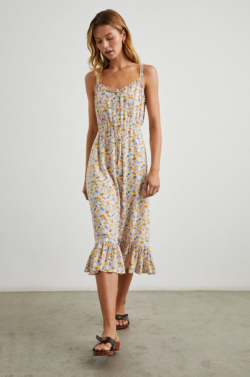 ADALYN DRESS - PAPAYA FLOWERS – Rails