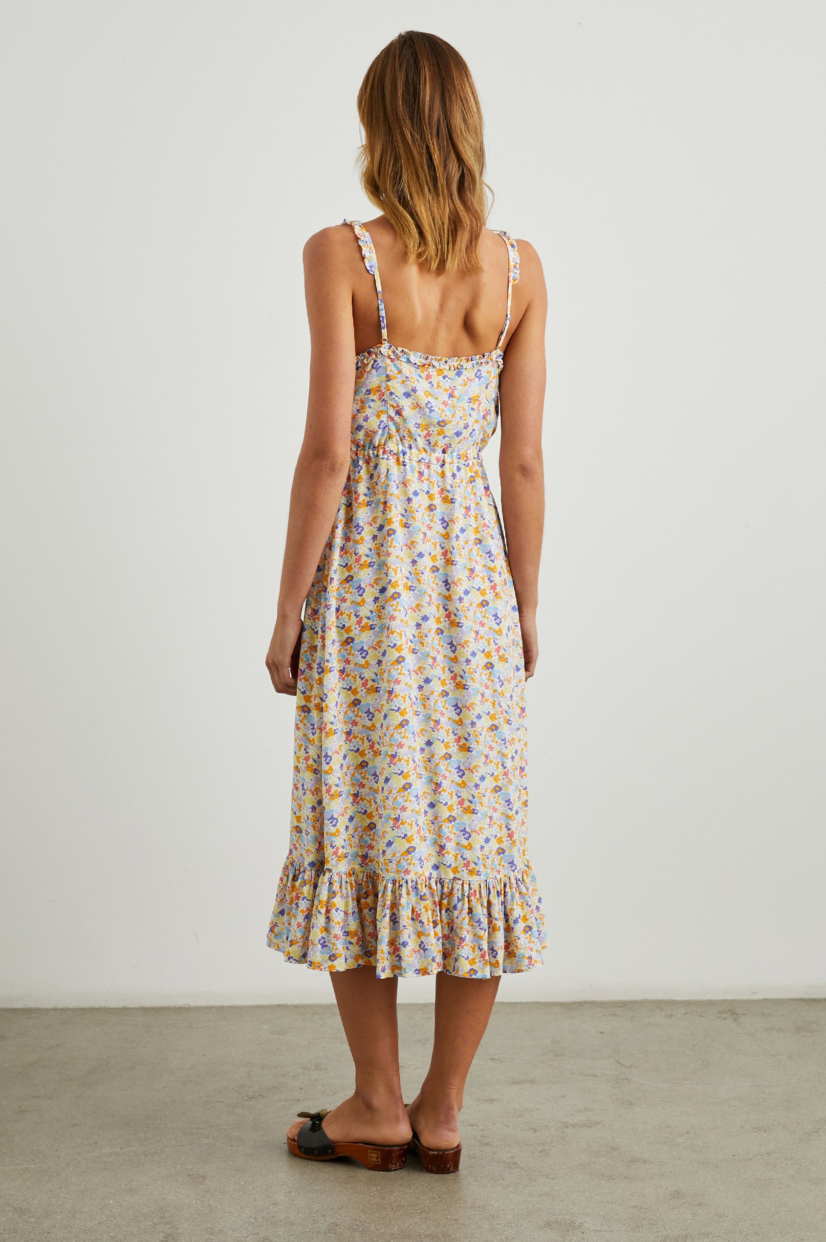 ADALYN DRESS - PAPAYA FLOWERS – Rails