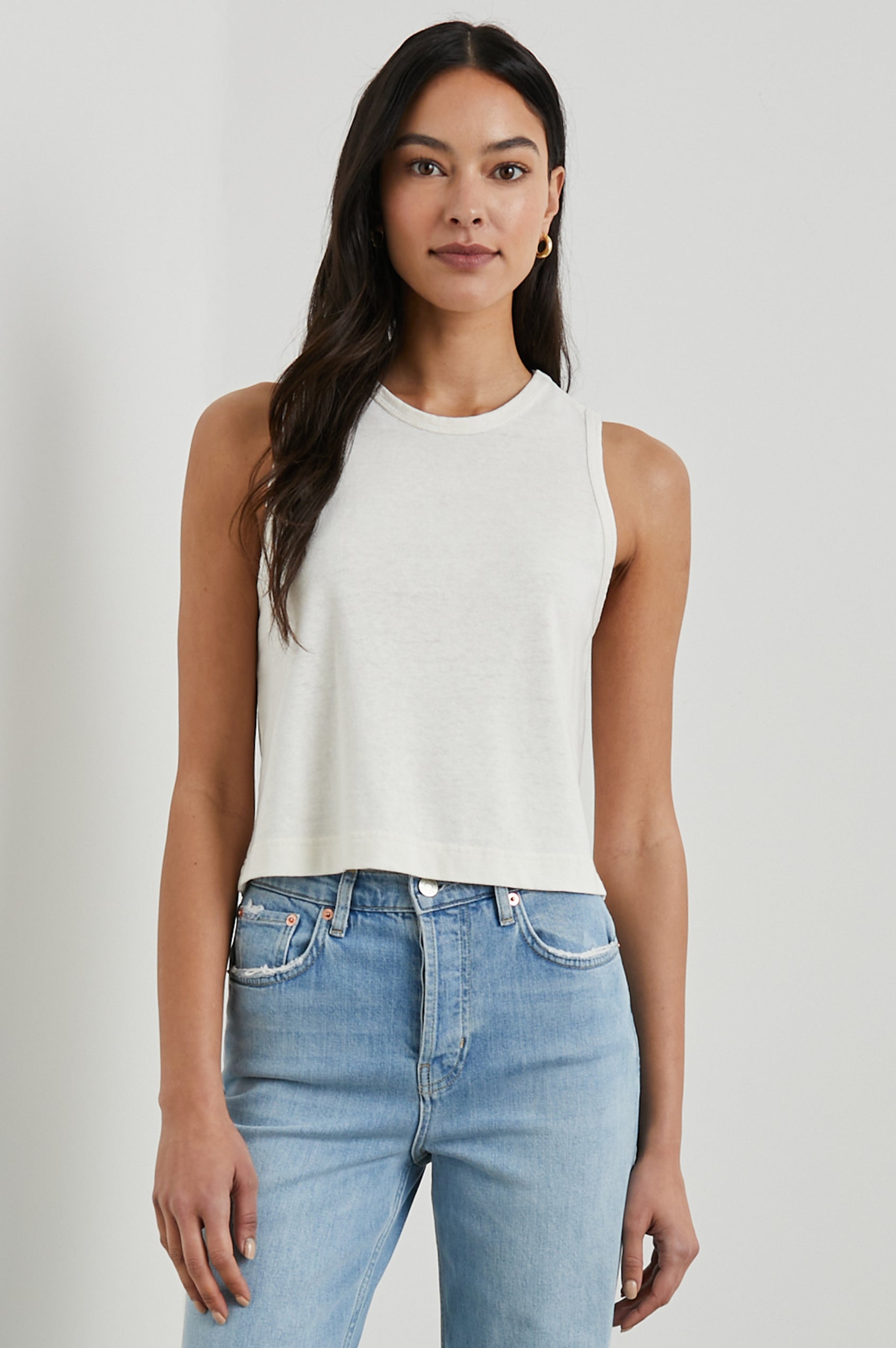 THE BOXY TANK - WHITE – Rails