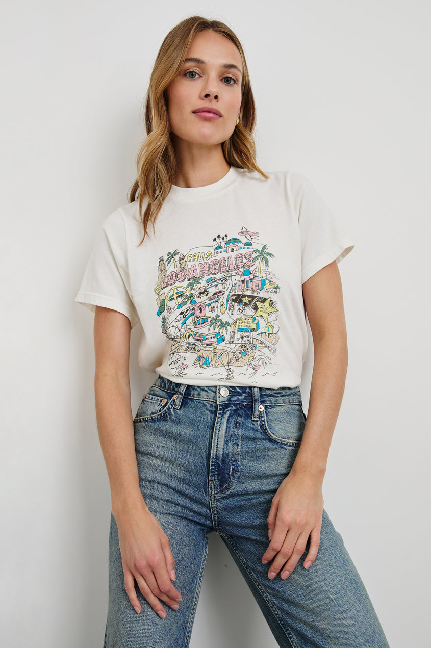 BOYFRIEND T-SHIRT - RAILS LOS ANGELES BLUE – Rails