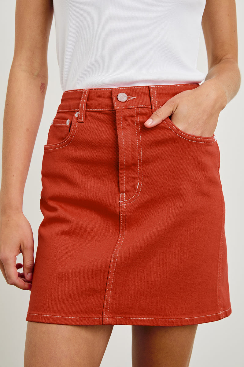 BURBANK SKIRT - TERRACOTTA – Rails