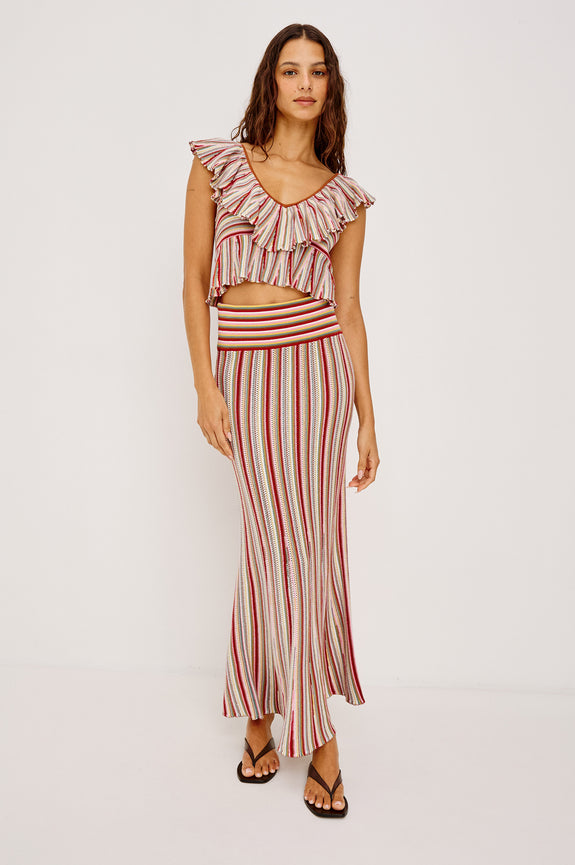 CARMELITA TOP - HAVANA STRIPE – Rails