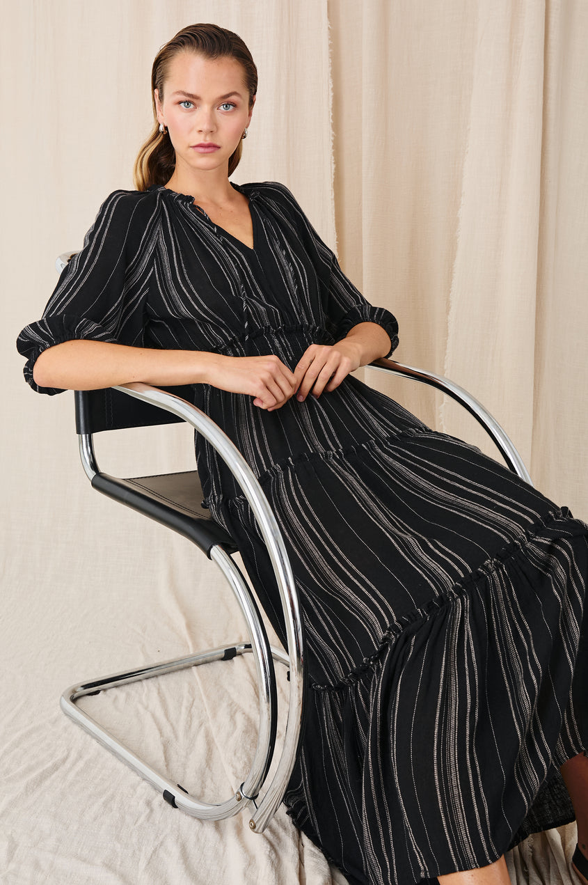 CATERINE DRESS - CAMINO STRIPE – Rails