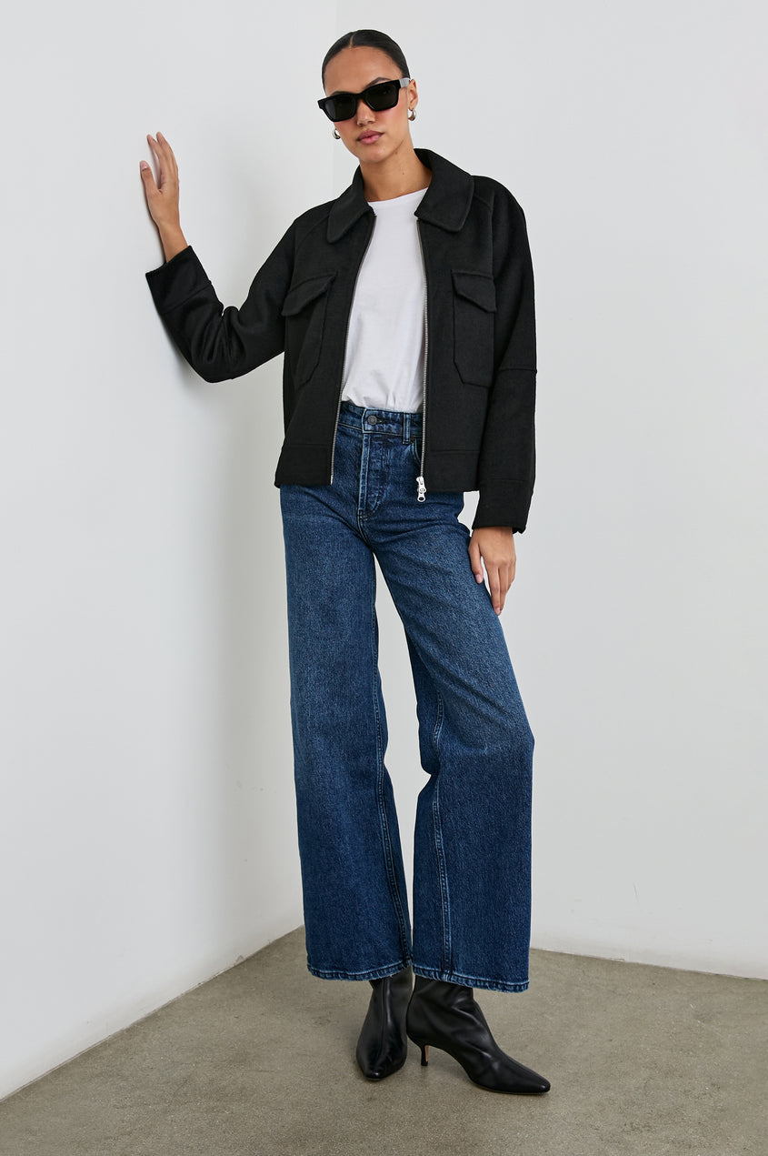 CHEYENNE JACKET - BLACK – Rails