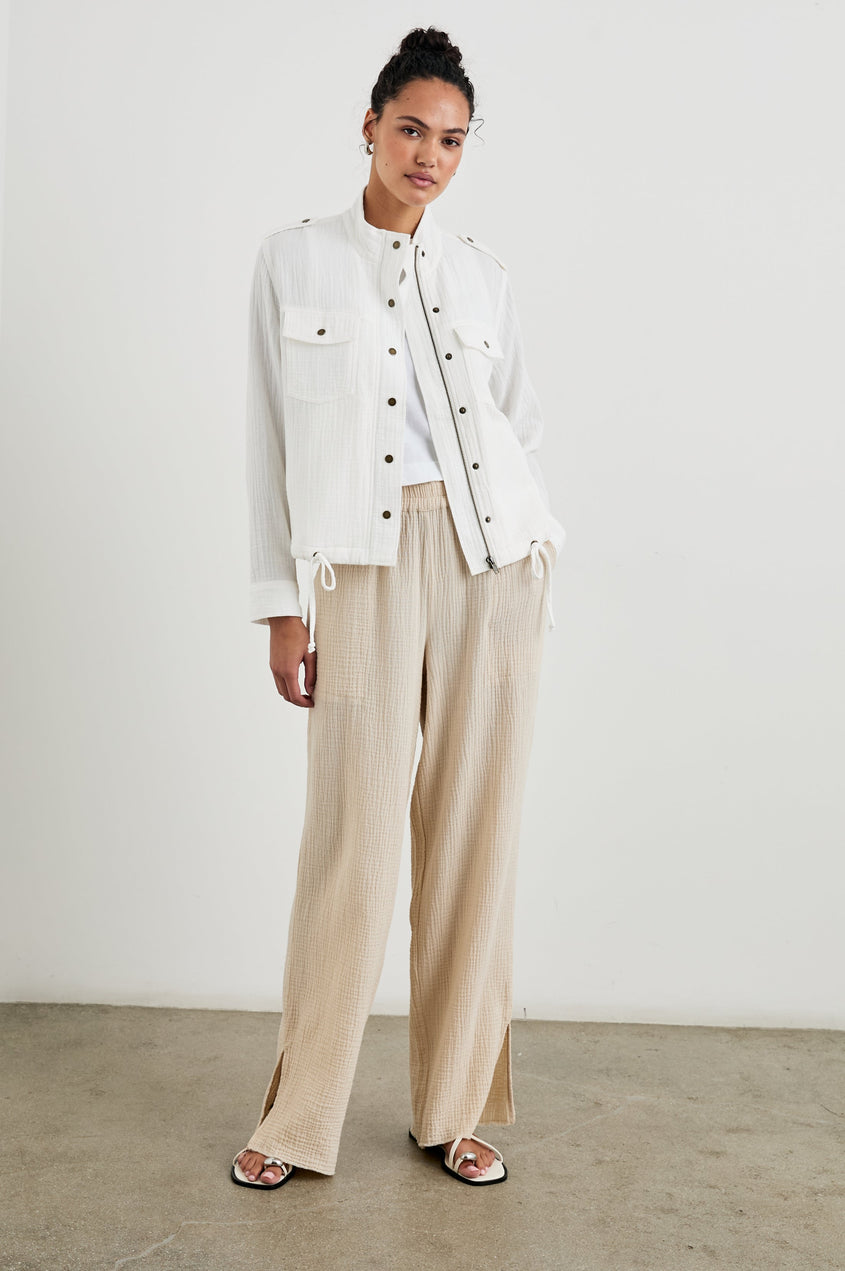 COLLINS JACKET - GAUZE WHITE – Rails