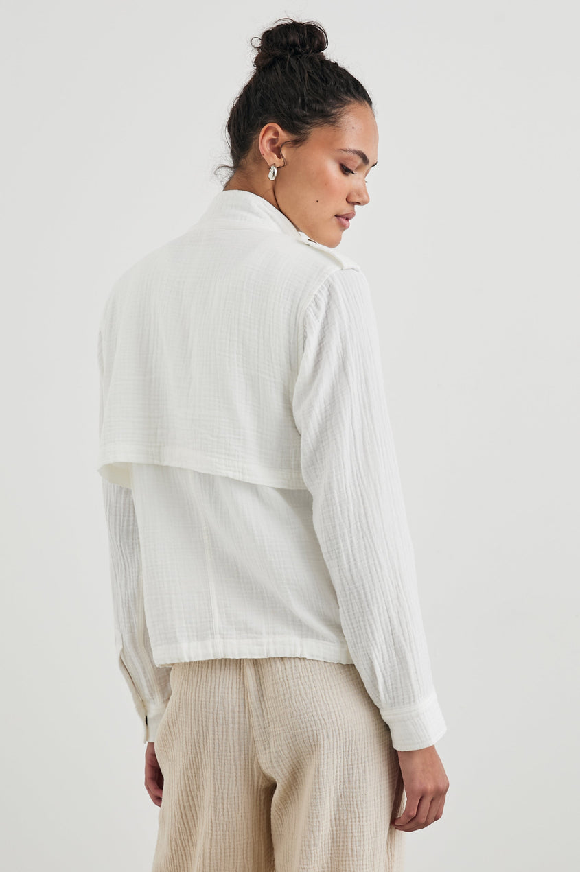 COLLINS JACKET - GAUZE WHITE – Rails