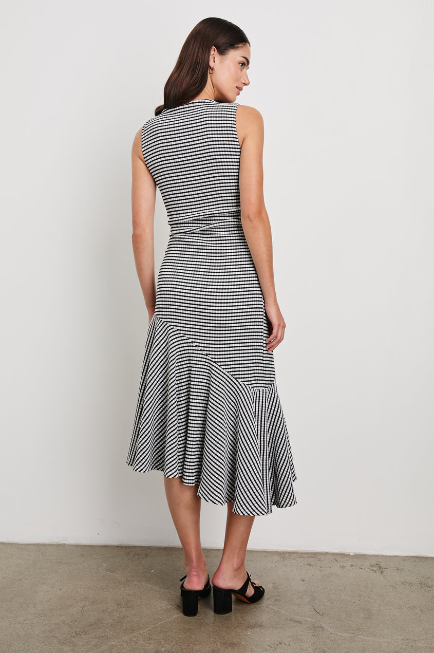 DAIJA DRESS - BLACK GINGHAM – Rails