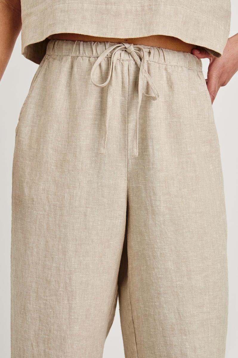 EMMIE PANT - HEATHERED FLAX – Rails