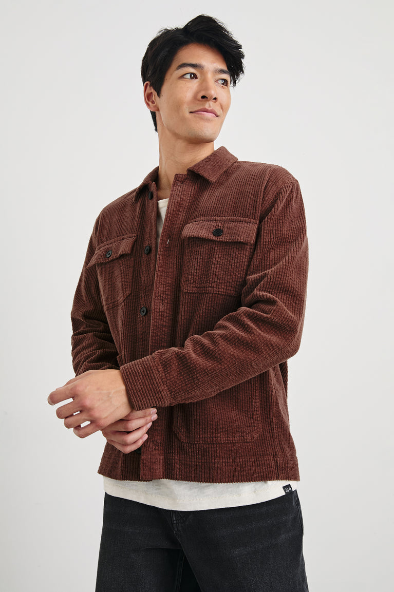 FRANKLIN JACKET - OAT RAILROAD DOBBY – Rails
