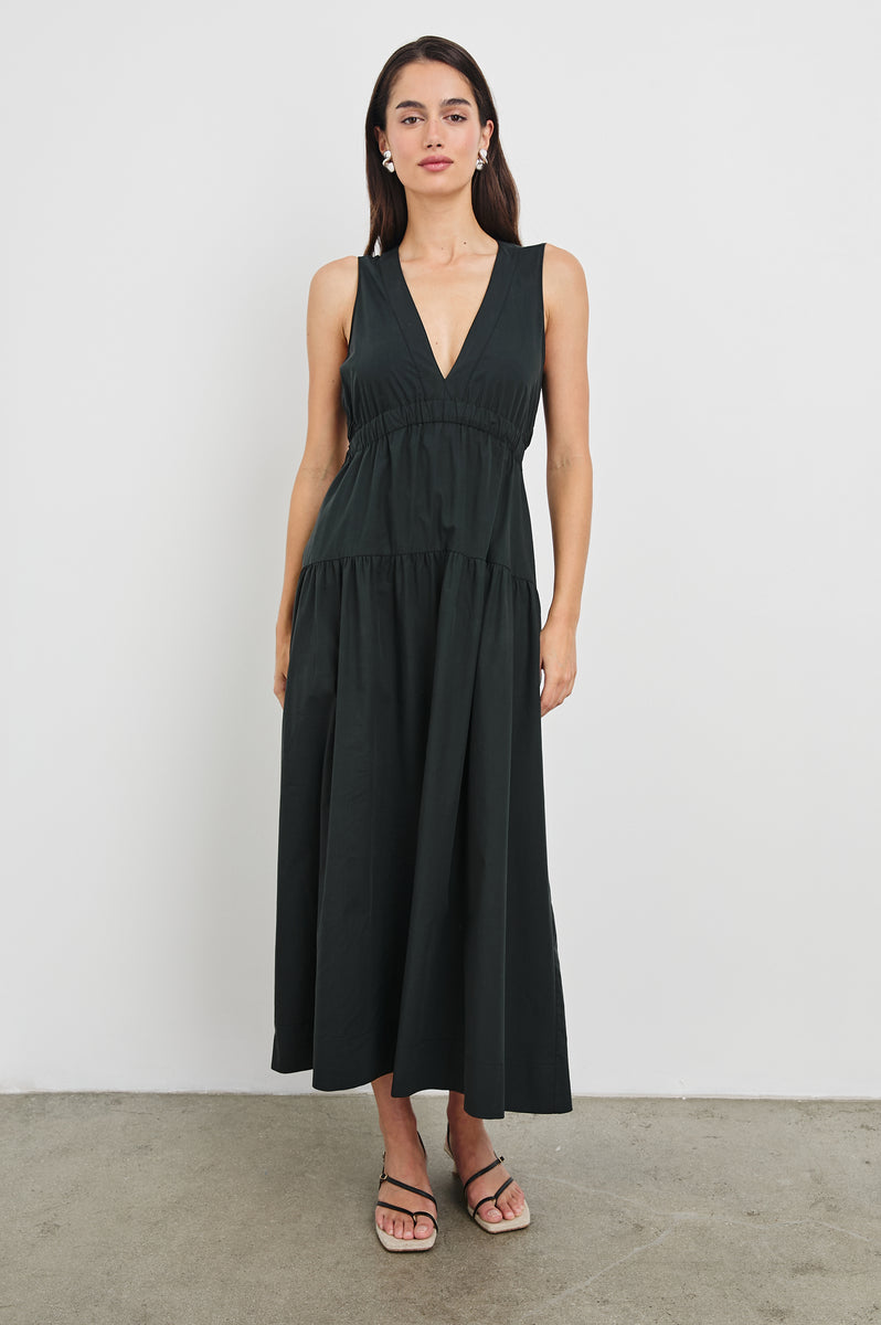 GENEVIEVE DRESS - BLACK – Rails