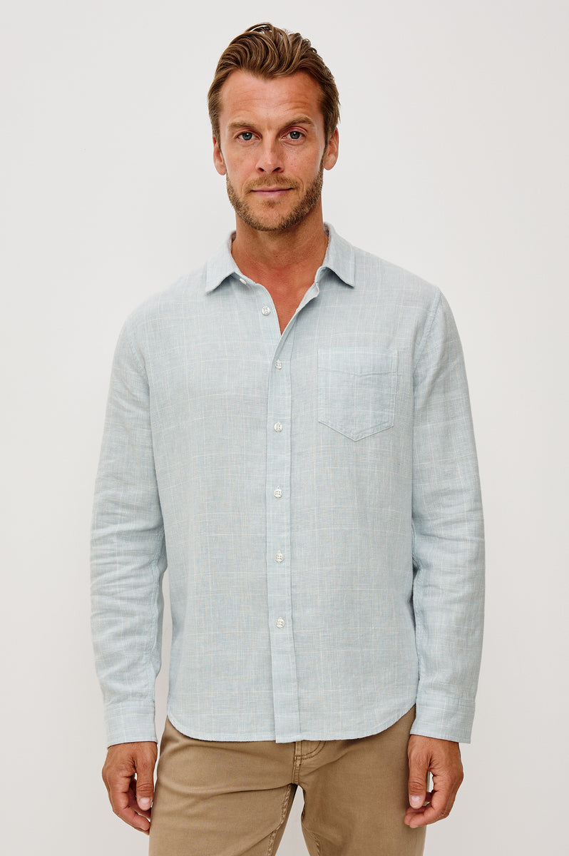 GRACY SHIRT - TIDAL WHITE – Rails