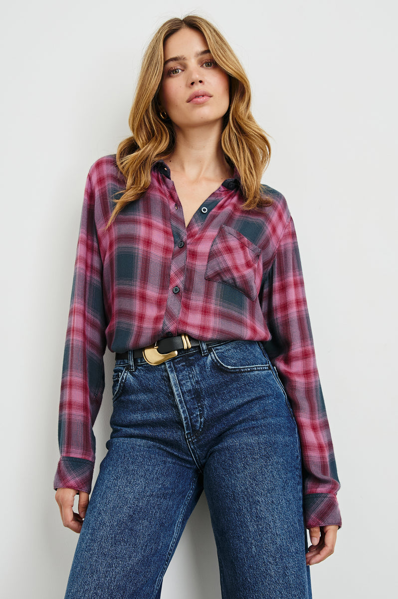 HUNTER SHIRT - DUSTY MAUVE EVERGREEN – Rails