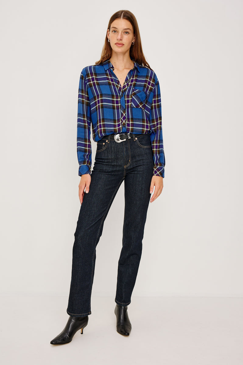 HUNTER SHIRT - SAPPHIRE INDIGO – Rails