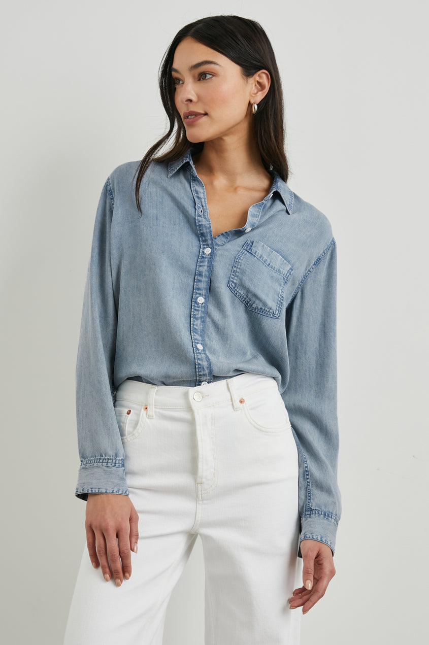 INGRID SHIRT - LIGHT VINTAGE – Rails