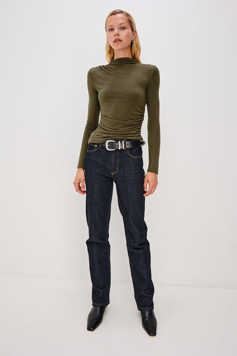 JOELLE TOP - HEATHER OLIVE – Rails