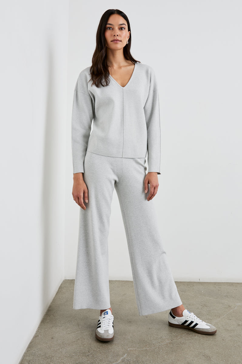 KRISTA PANT - LIGHT HEATHER GREY – Rails