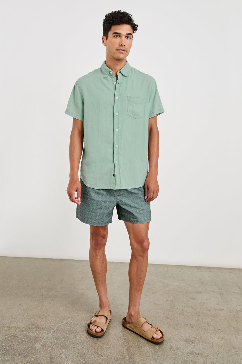 LA BREA SWIM SHORT - DIAMOND THUNDER GRASS – Rails