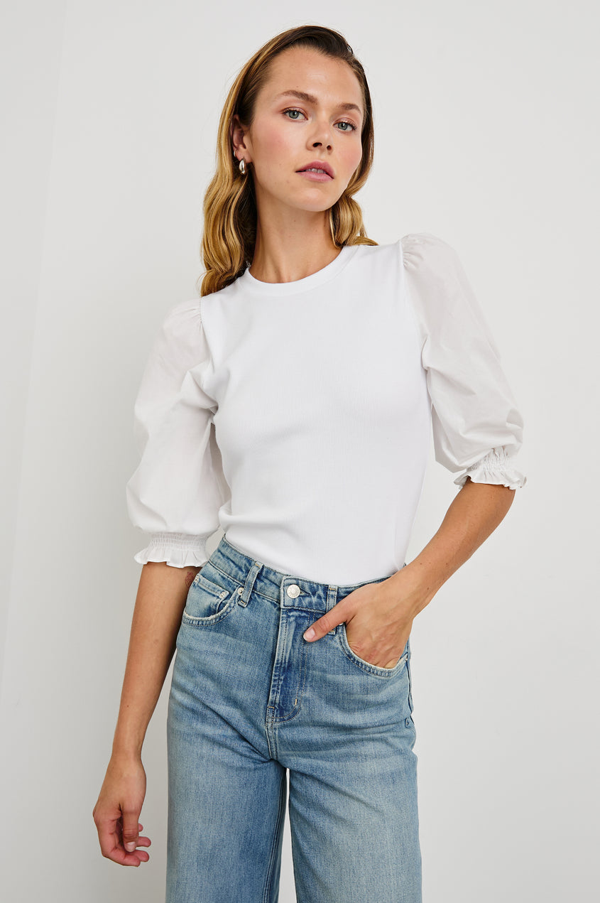 LANDYN TOP - WHITE – Rails