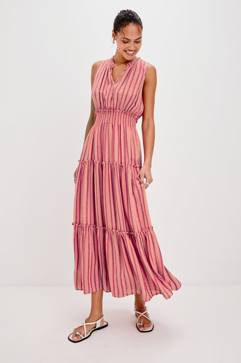 LOULOU DRESS - BASQUE STRIPE – Rails