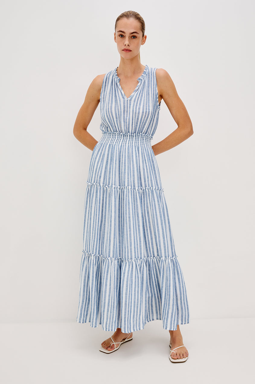 LOULOU DRESS - BASQUE STRIPE – Rails