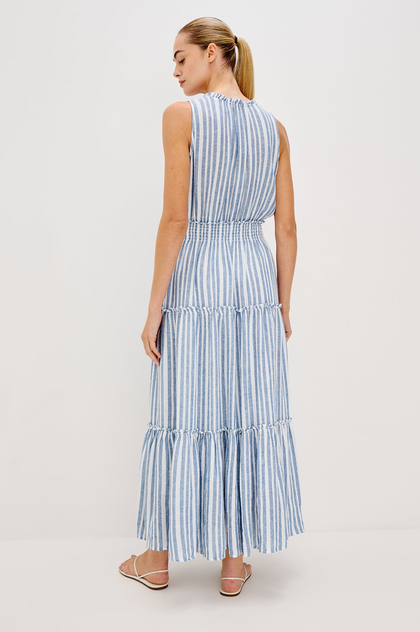 LOULOU DRESS - BASQUE STRIPE – Rails