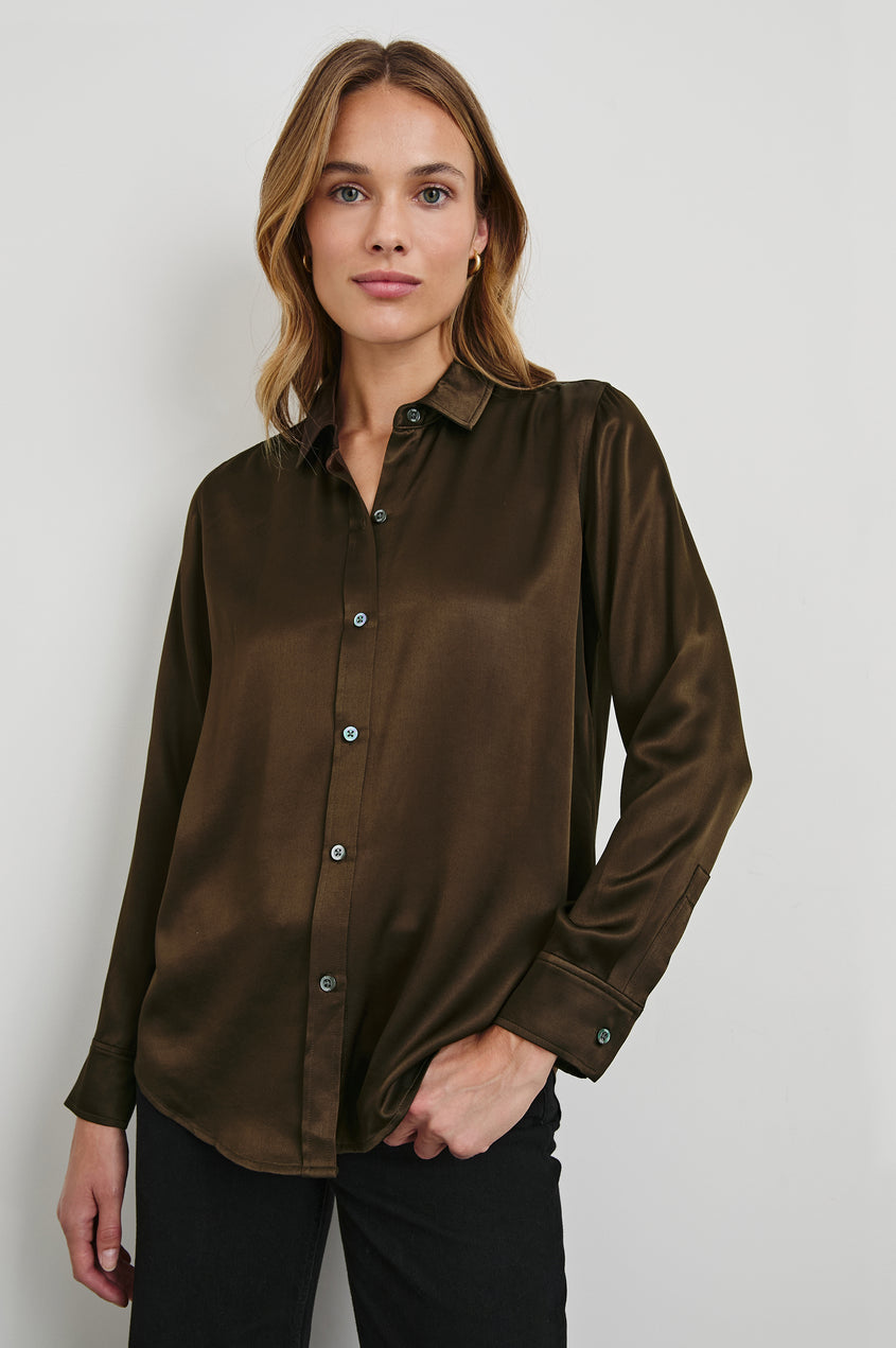 MARIA SHIRT - BLACK – Rails