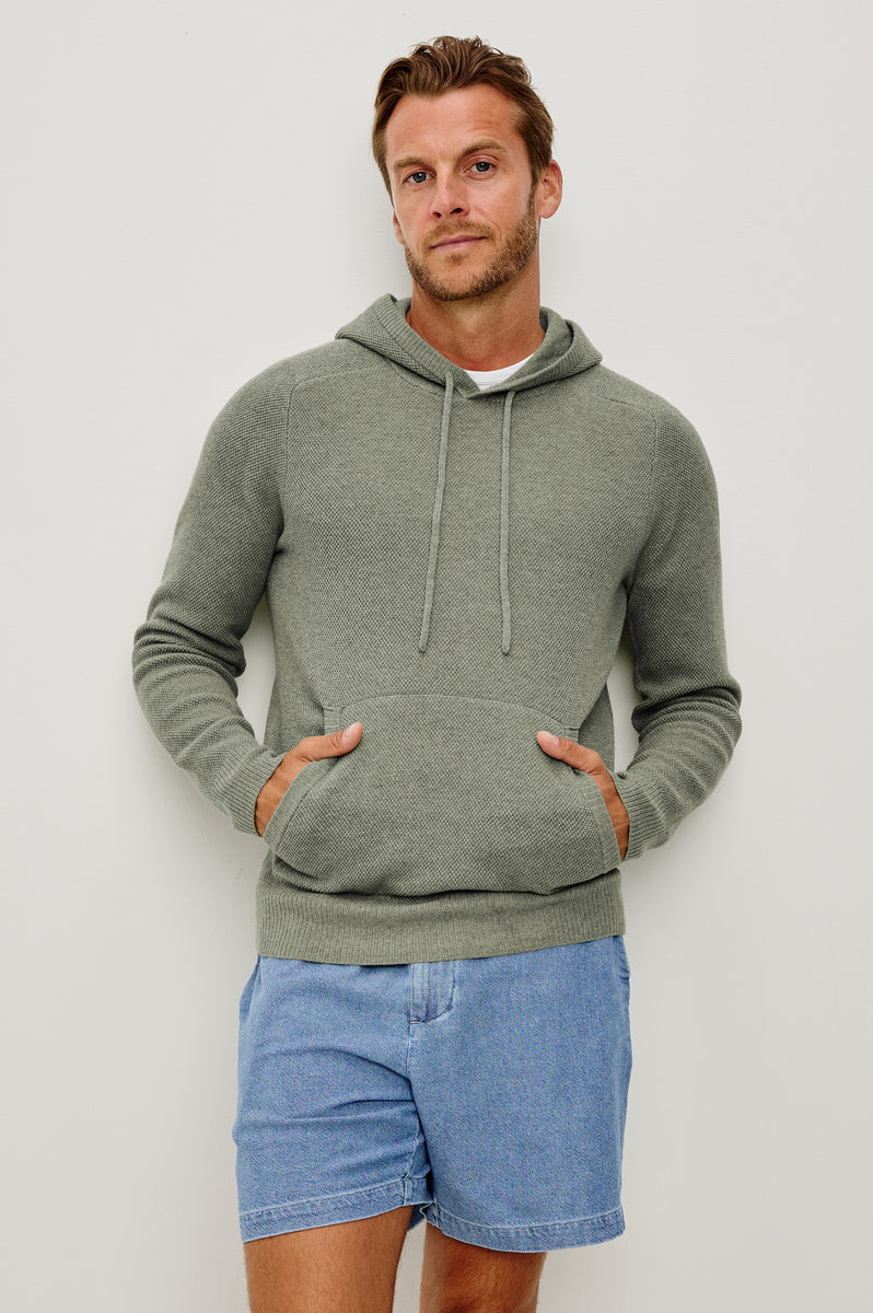 MATADOR HOODIE - SAGE HEATHER – Rails