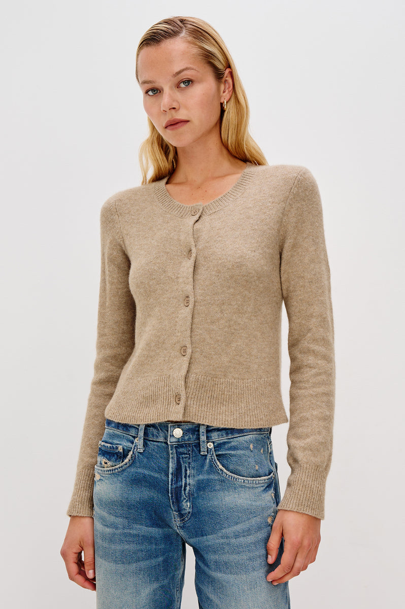 MATILDA CARDIGAN - HEATHER OAT – Rails