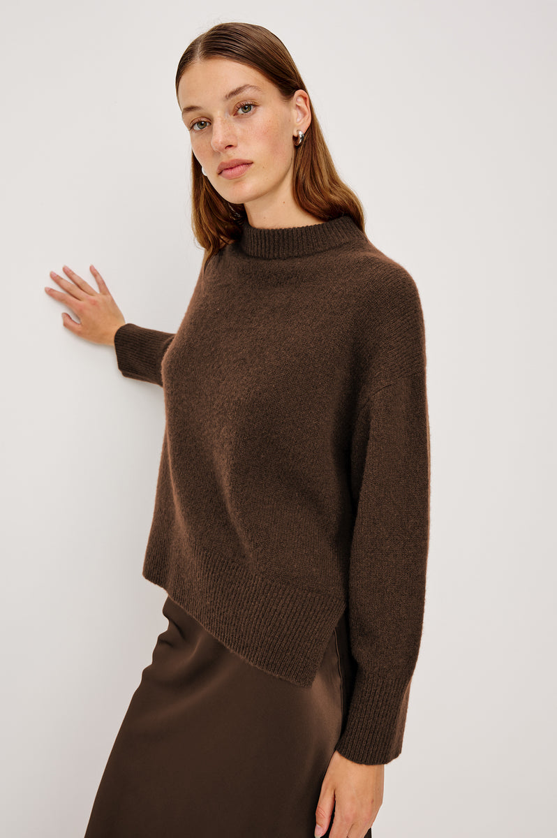 MIRANDA SWEATER - CHOCOLATE – Rails