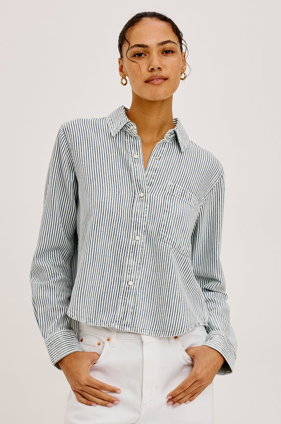 NOA SHIRT - RAILROAD STRIPE – Rails