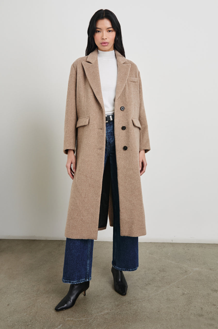 OPERA COAT - HEATHER LATTE – Rails