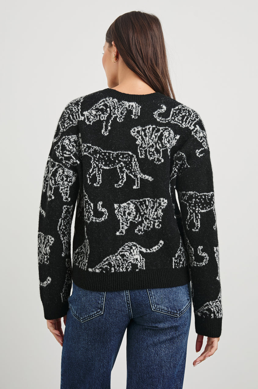 PERCI SWEATER - CHARCOAL CATS – Rails