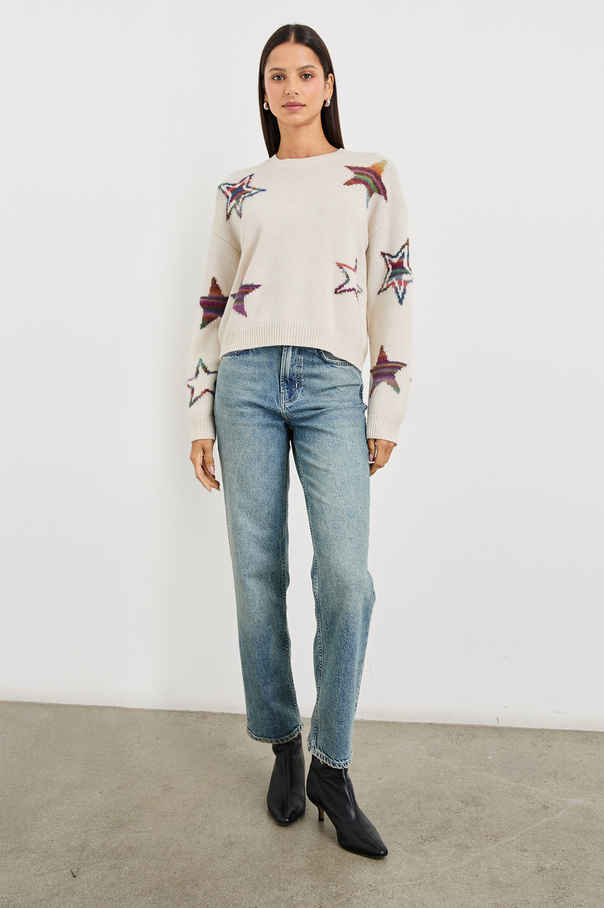 PERCI SWEATER - CAMEL WILD CATS – Rails