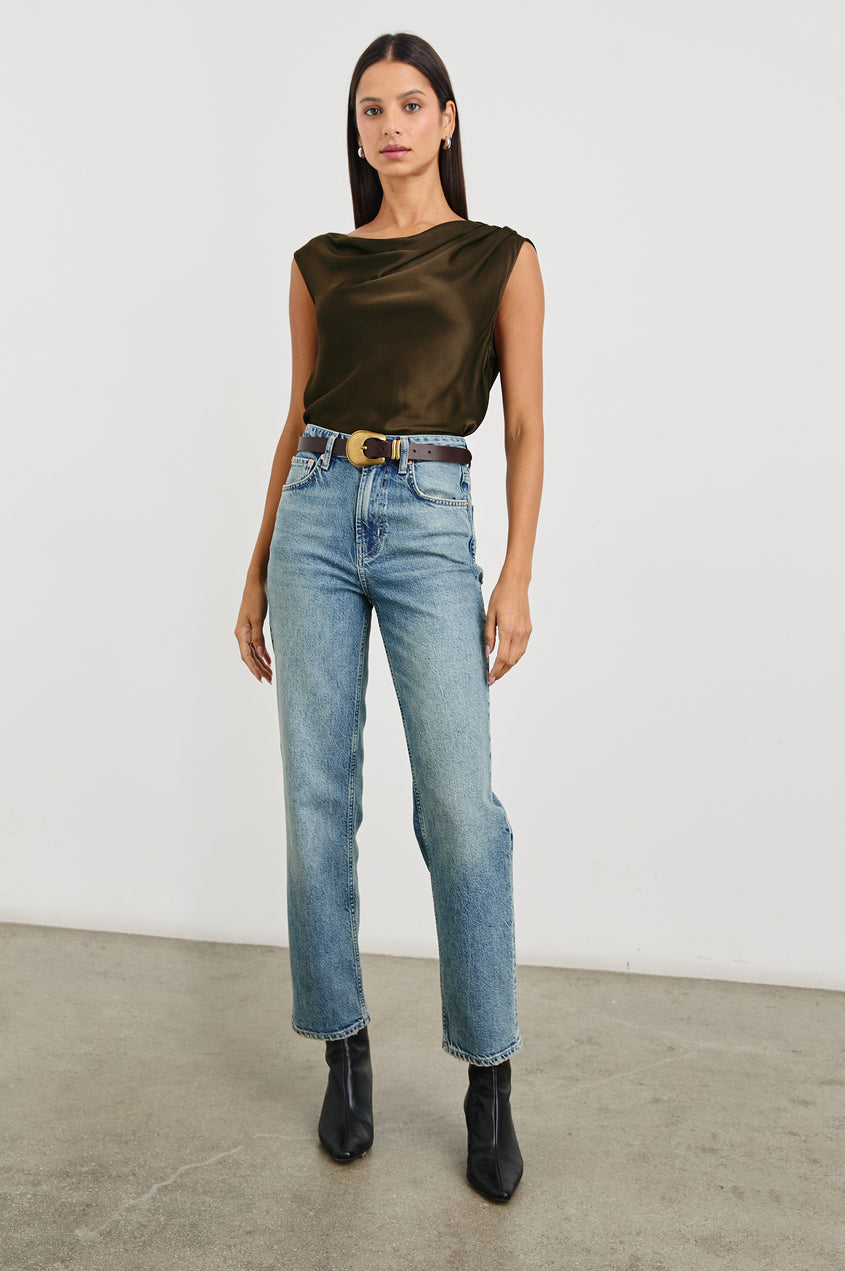 RODEO BELT - BLACK GOLD – Rails