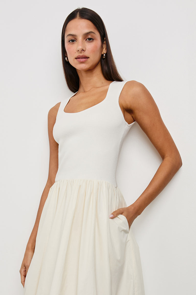 ROSALIND DRESS - IVORY – Rails