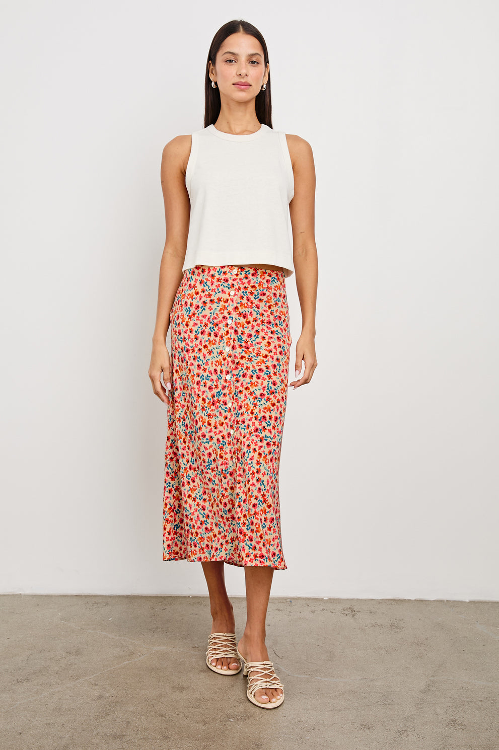 ROSETTA SKIRT - RED POSY – Rails