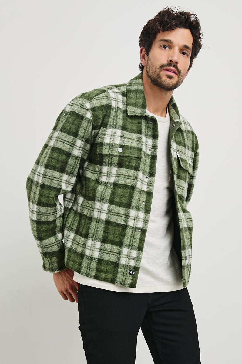 SAXON JACKET - GREEN MIST – Rails