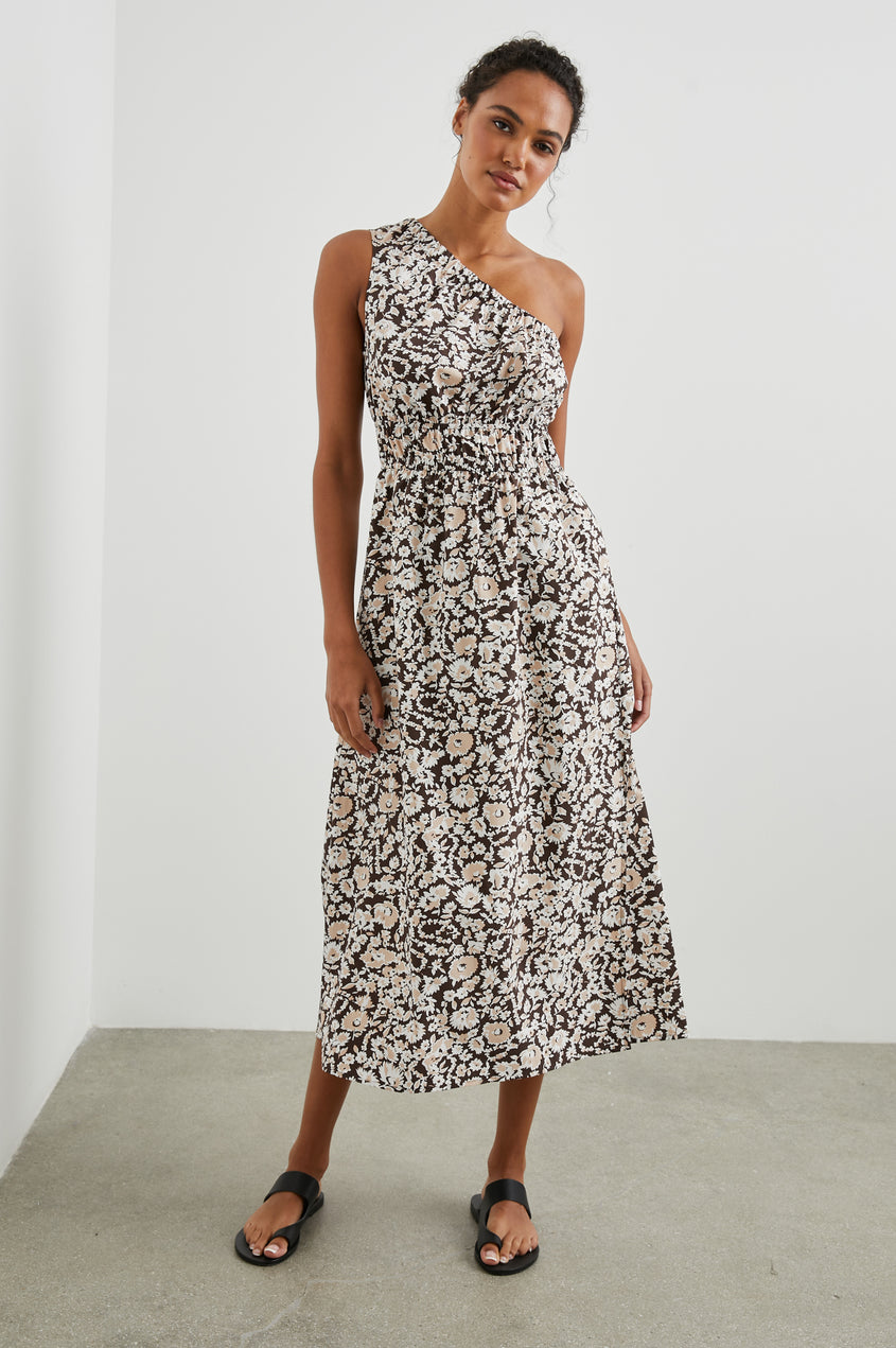 SELANI DRESS - RUSSET FLORAL – Rails
