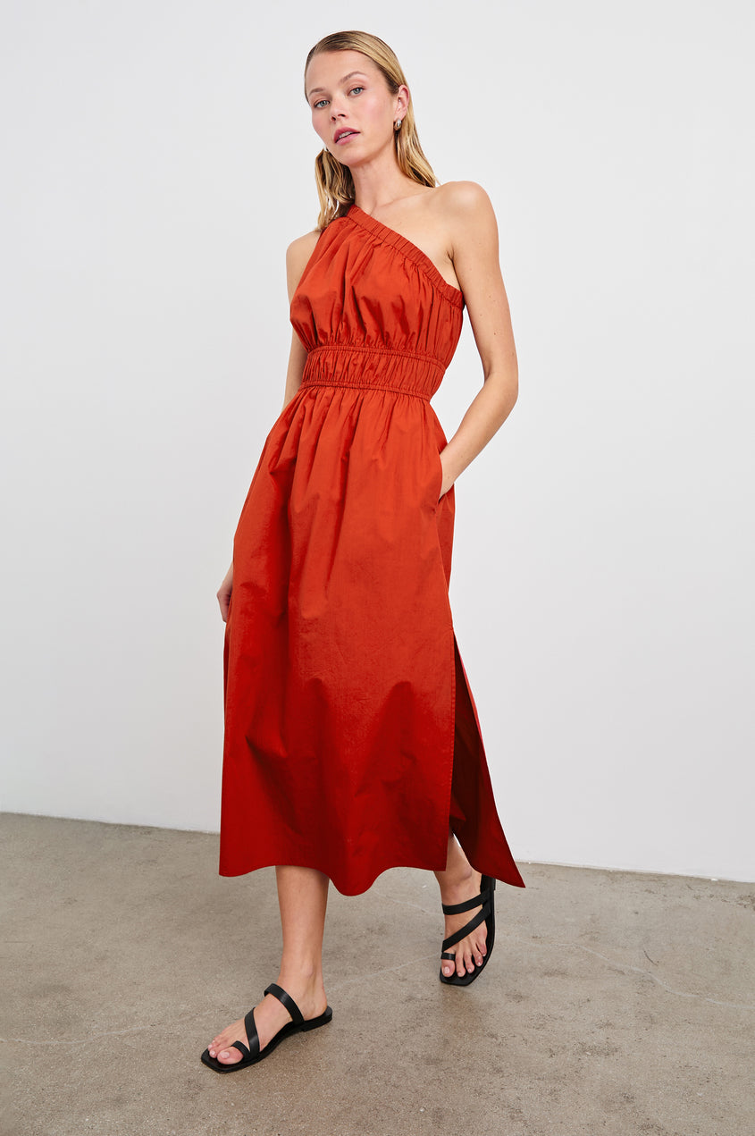 SELANI DRESS - TERRACOTTA – Rails