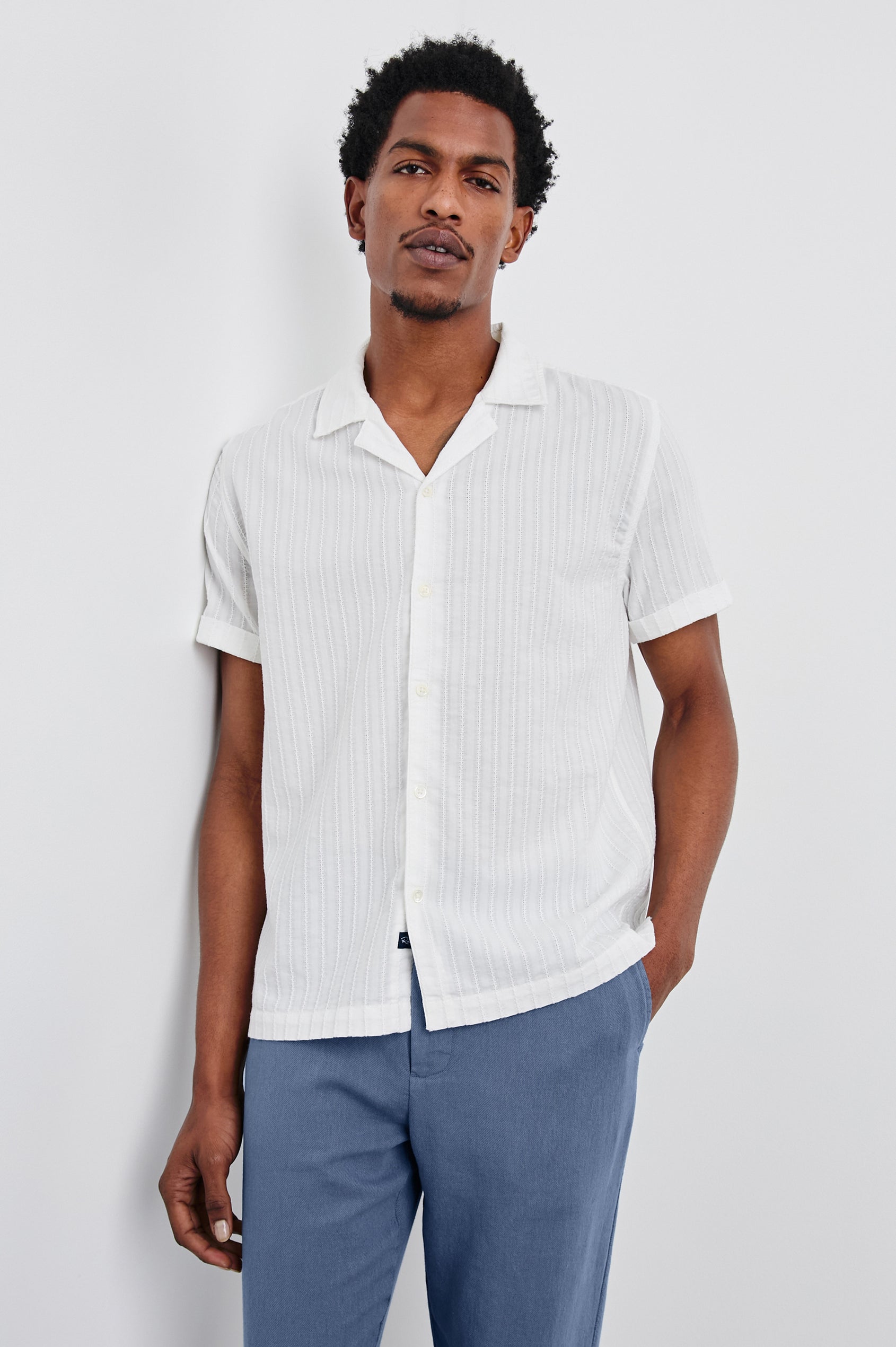 SINCLAIR SHIRT - WHITE – Rails