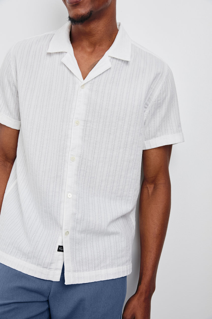 SINCLAIR SHIRT - WHITE – Rails