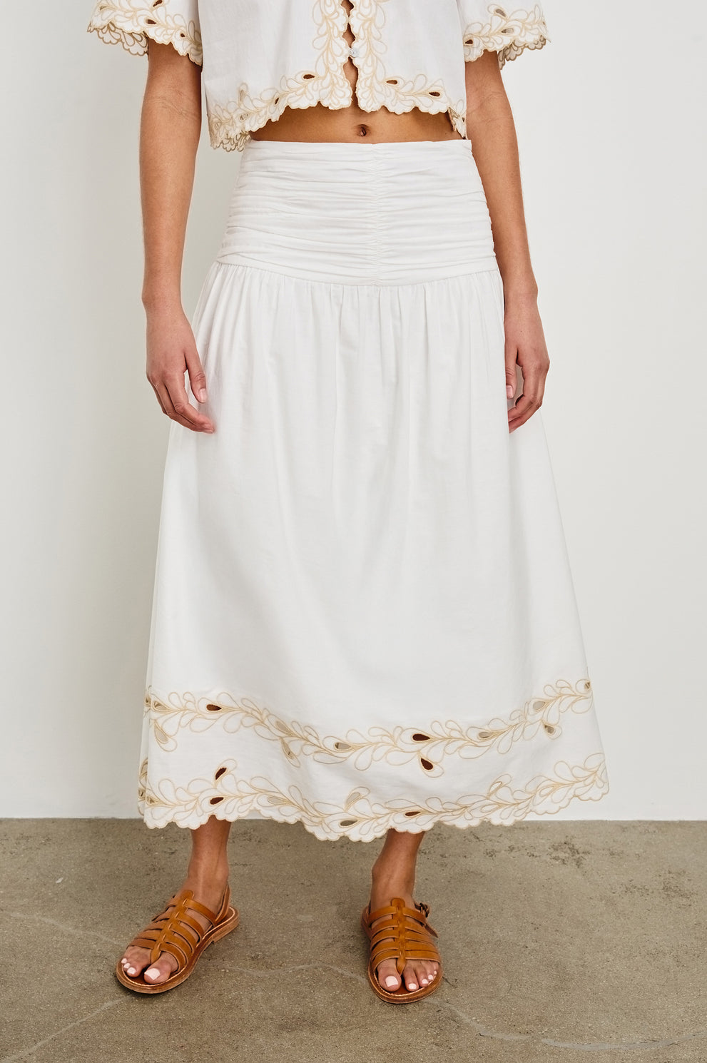 SOL SKIRT - WHITE – Rails