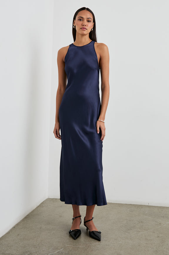 SOLENE DRESS - DARK MOSS – Rails