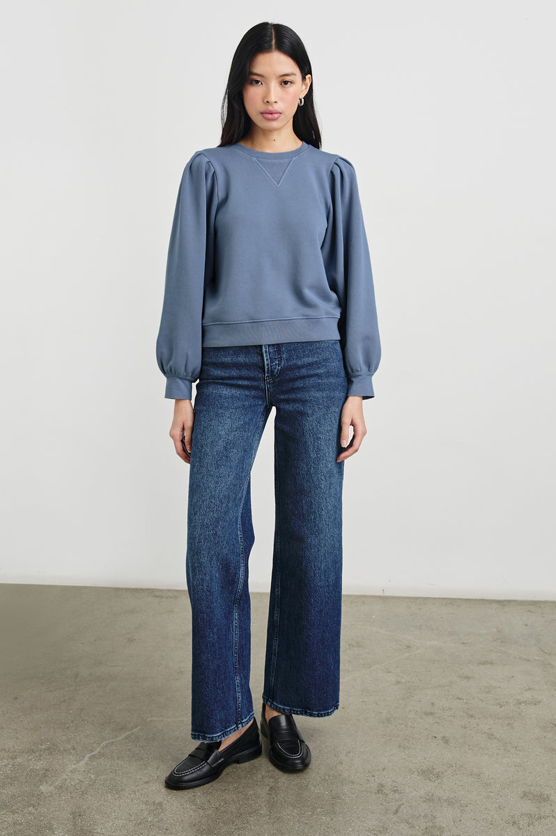 TIFFANY SWEATSHIRT - FADED PERIWINKLE – Rails