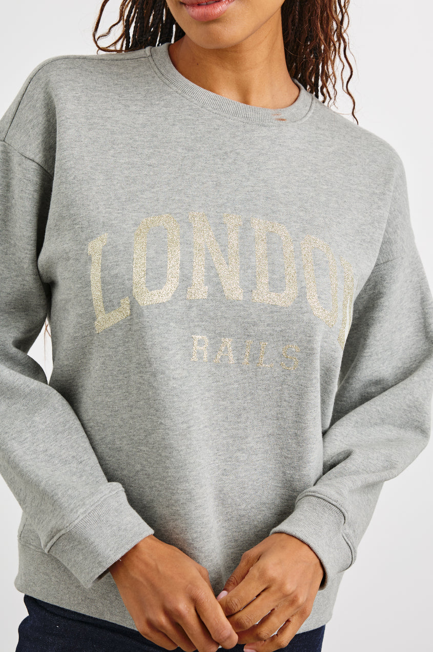 THE VARSITY SWEATSHIRT - LONDON GLITTER – Rails