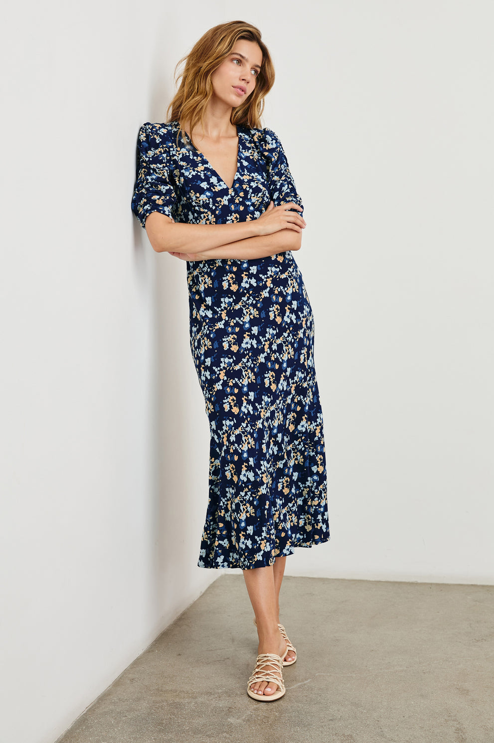 ZARIAH DRESS - NOIR FLORAL – Rails